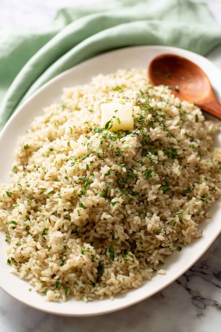Buttery Seasoned Rice: Easy, Fluffy, and Flavorful